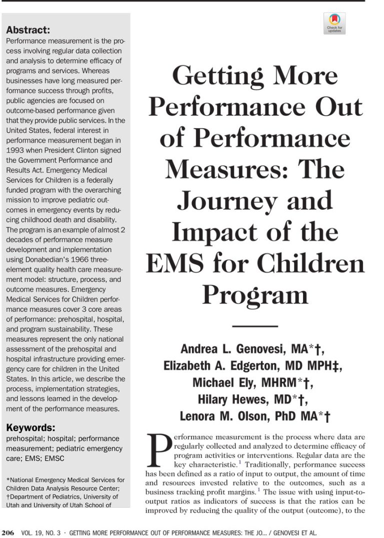 Pediatric Readiness - EDC